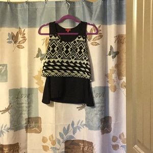 BONGO | Tops | Bongo Crop Top With Southwestern Design Very Cool | Poshmark